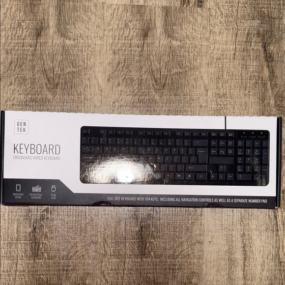 gen tek | Computers, Laptops & Parts | Gentek Ergonomic Wired Keyboard ...